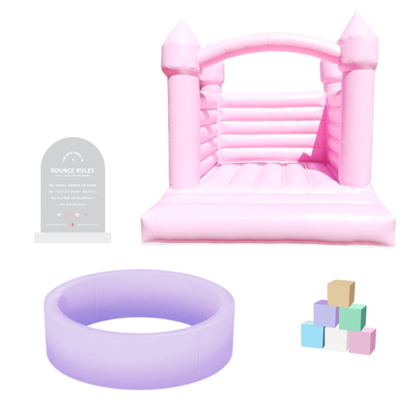 © Mini Bounce + Play Set - Pastel Pink – The Good Party Co